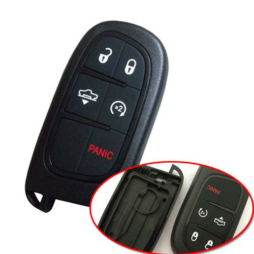 New Smart Card Shell 5 buton For C-hrysler,For C-hrysler