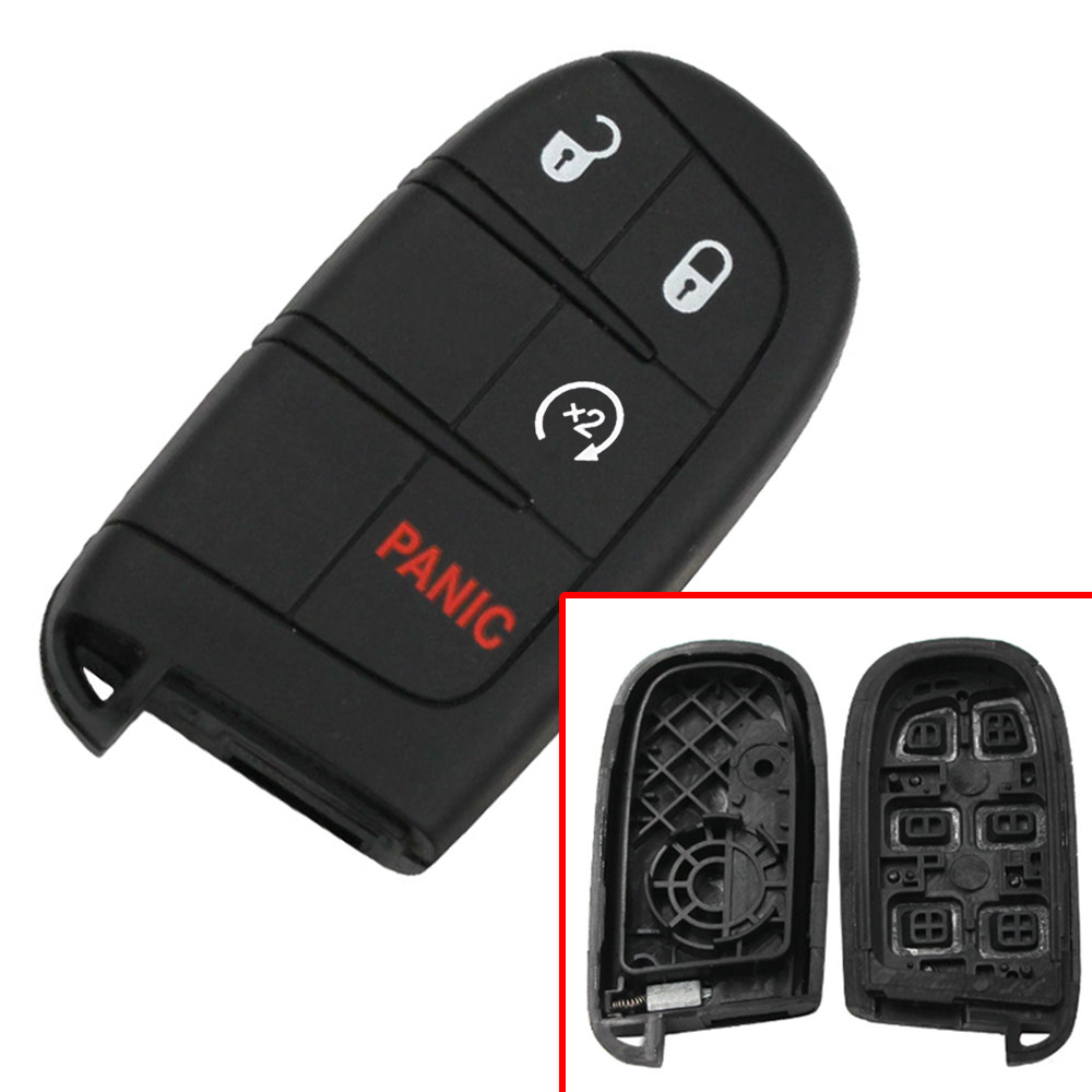 Smart Card Shell 3+1 button For C-hrysler